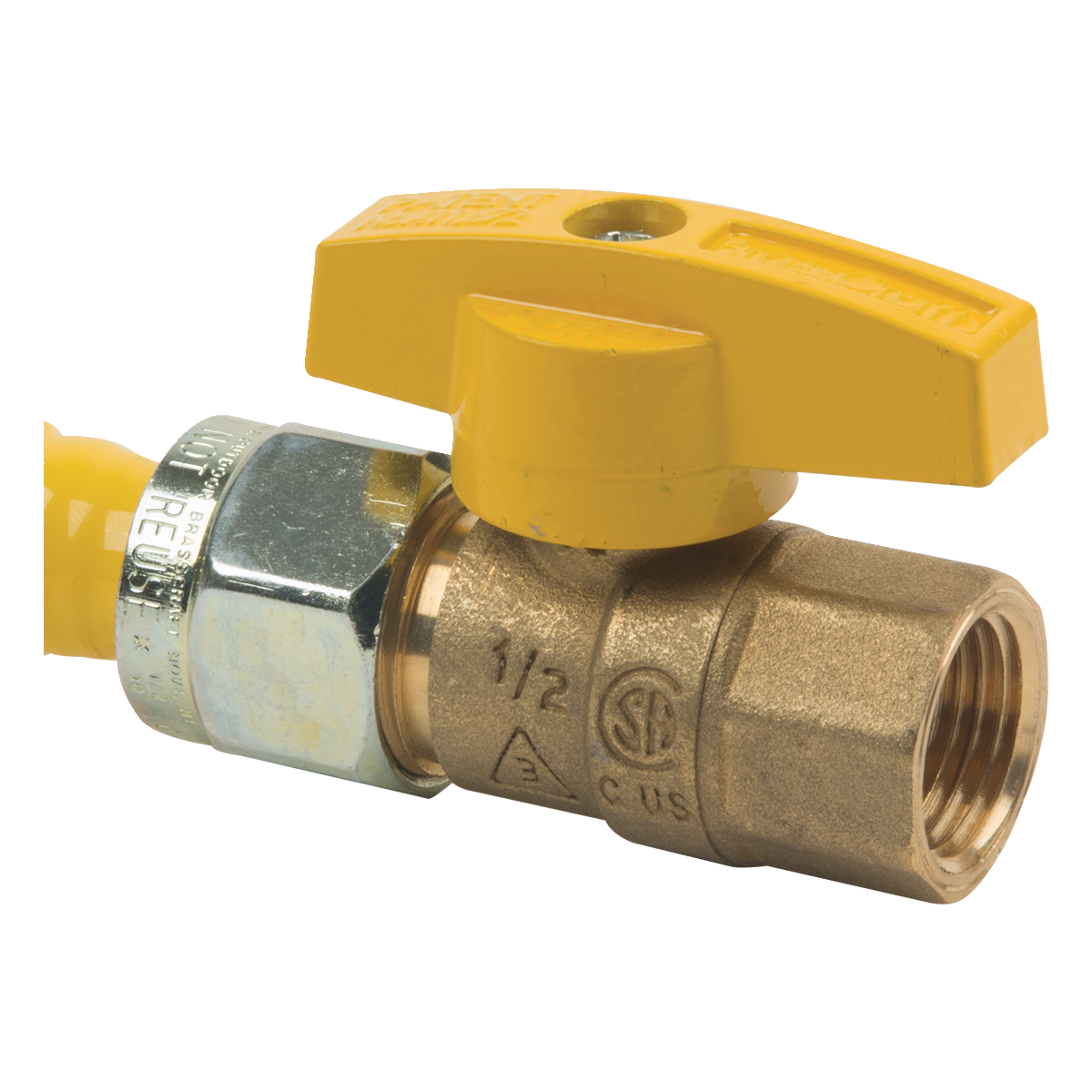 1/2 in. MIP x 1/2 in. FIP Gas Ball Valve - BrassCraft