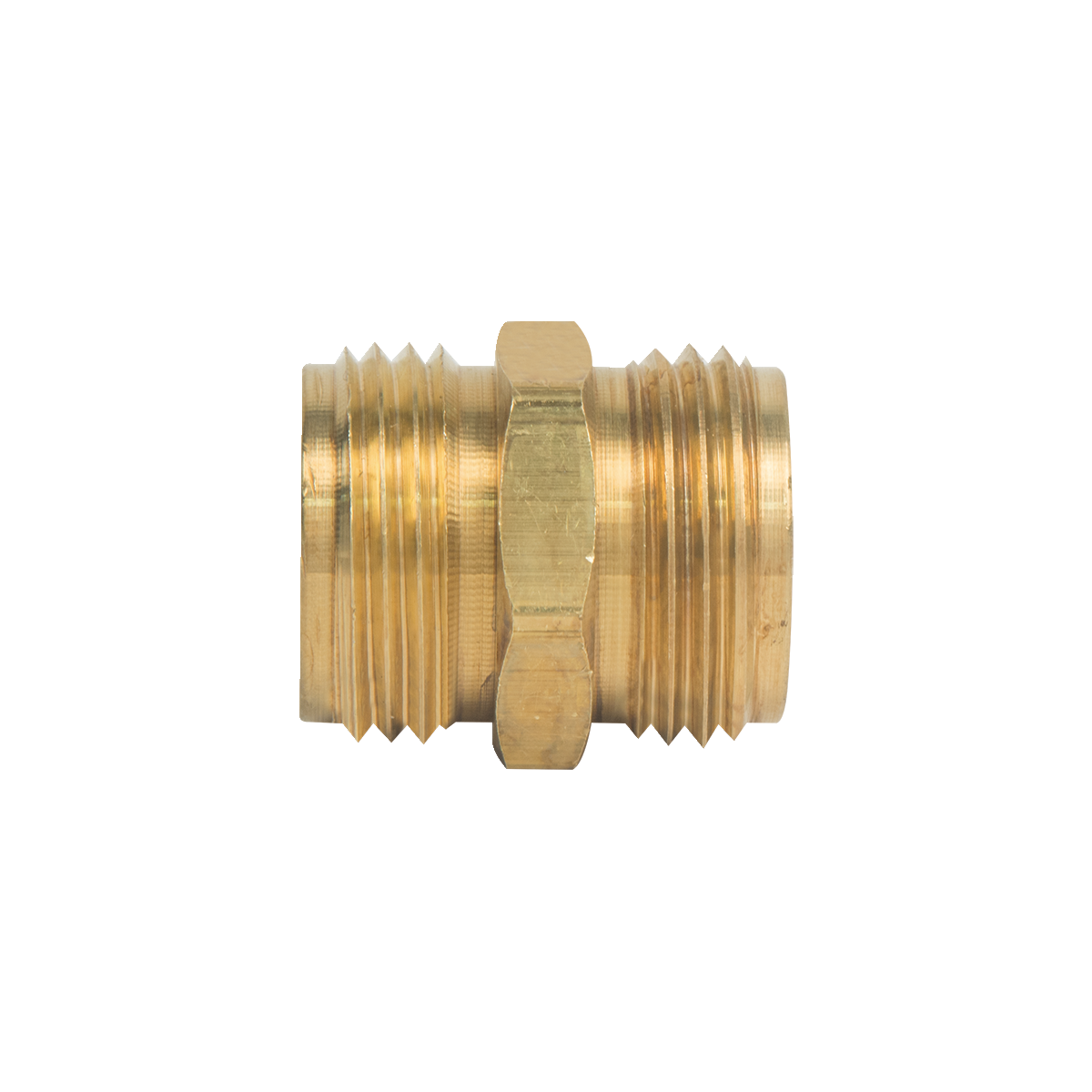3/4 in. Male Hose Thread, Both Ends - BrassCraft