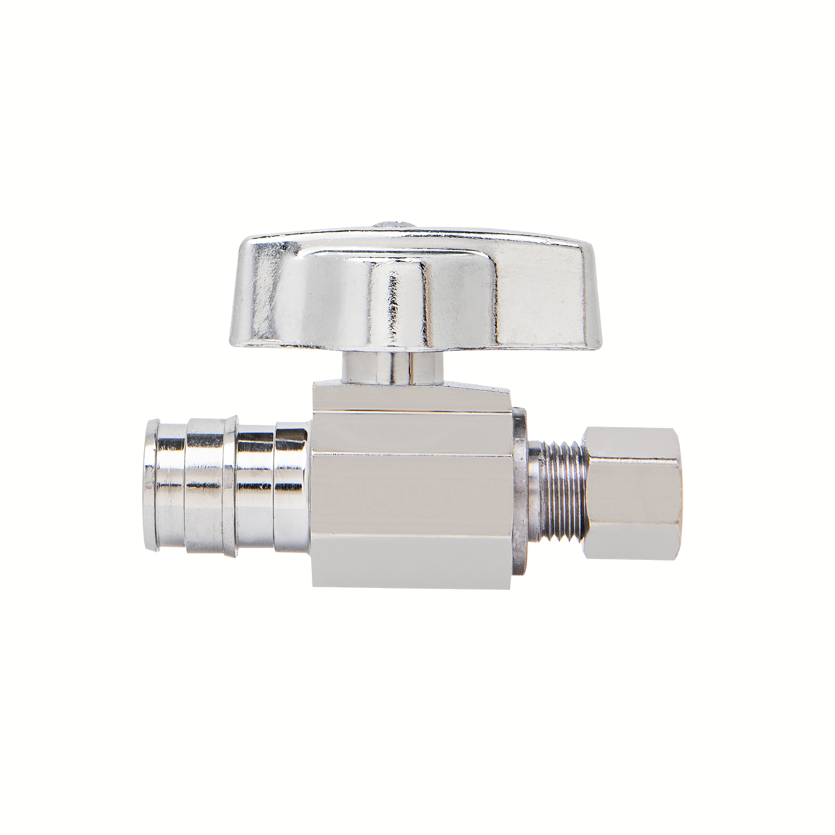 1/2 in. Nom Cold Expansion x 1/4 in. O.D. Comp - Straight Valve ...