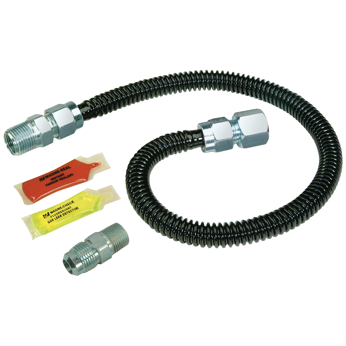 Black ProCoat® Gas Installation Kit for Gas Log & Space Heater - BrassCraft