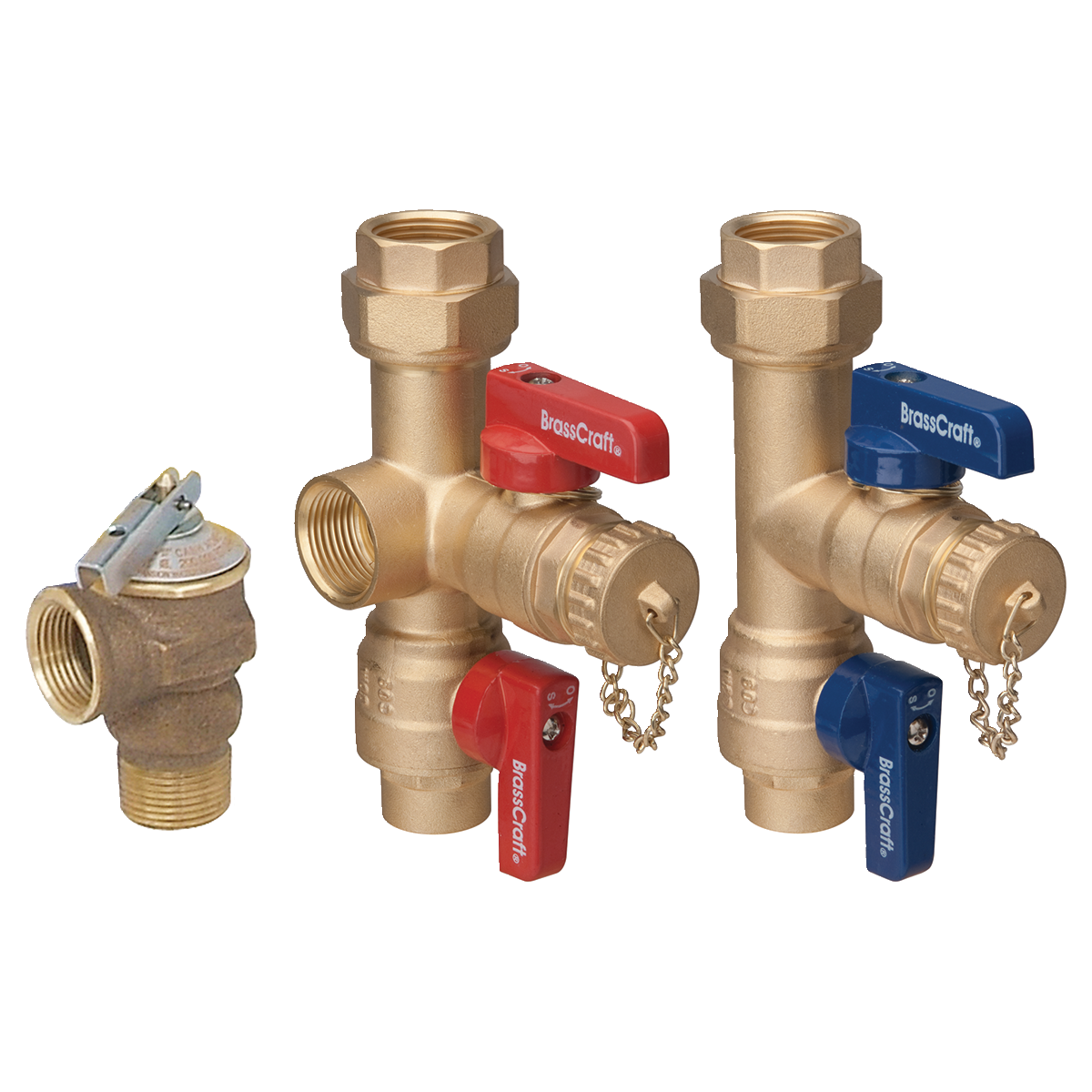 Sweat x FIP Service Valve Kit with Pressure Relief Valve (200 kBtu/hr ...