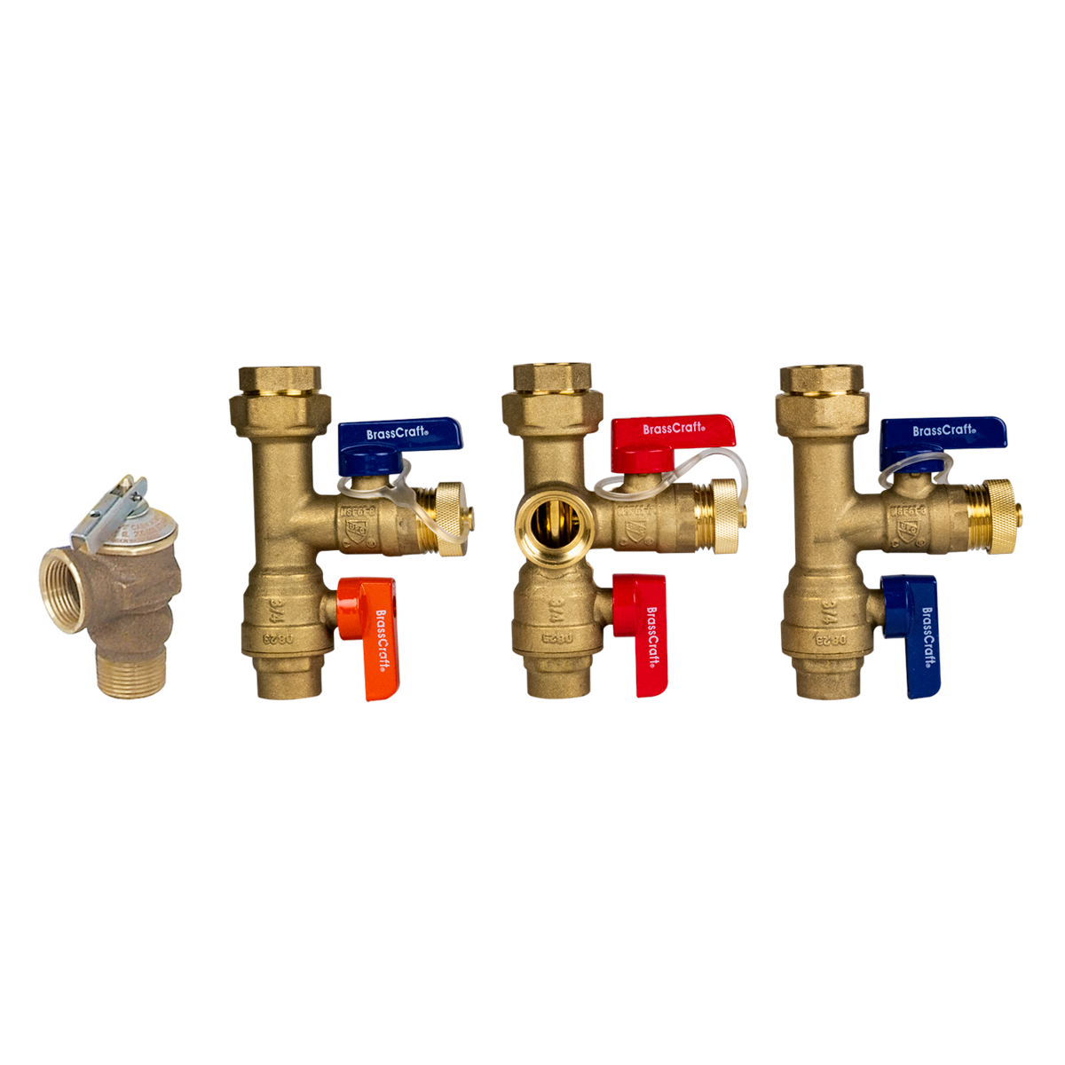 Sweat x FIP Service Valve Kit with Pressure Relief Valve (200 kBTU/hr ...